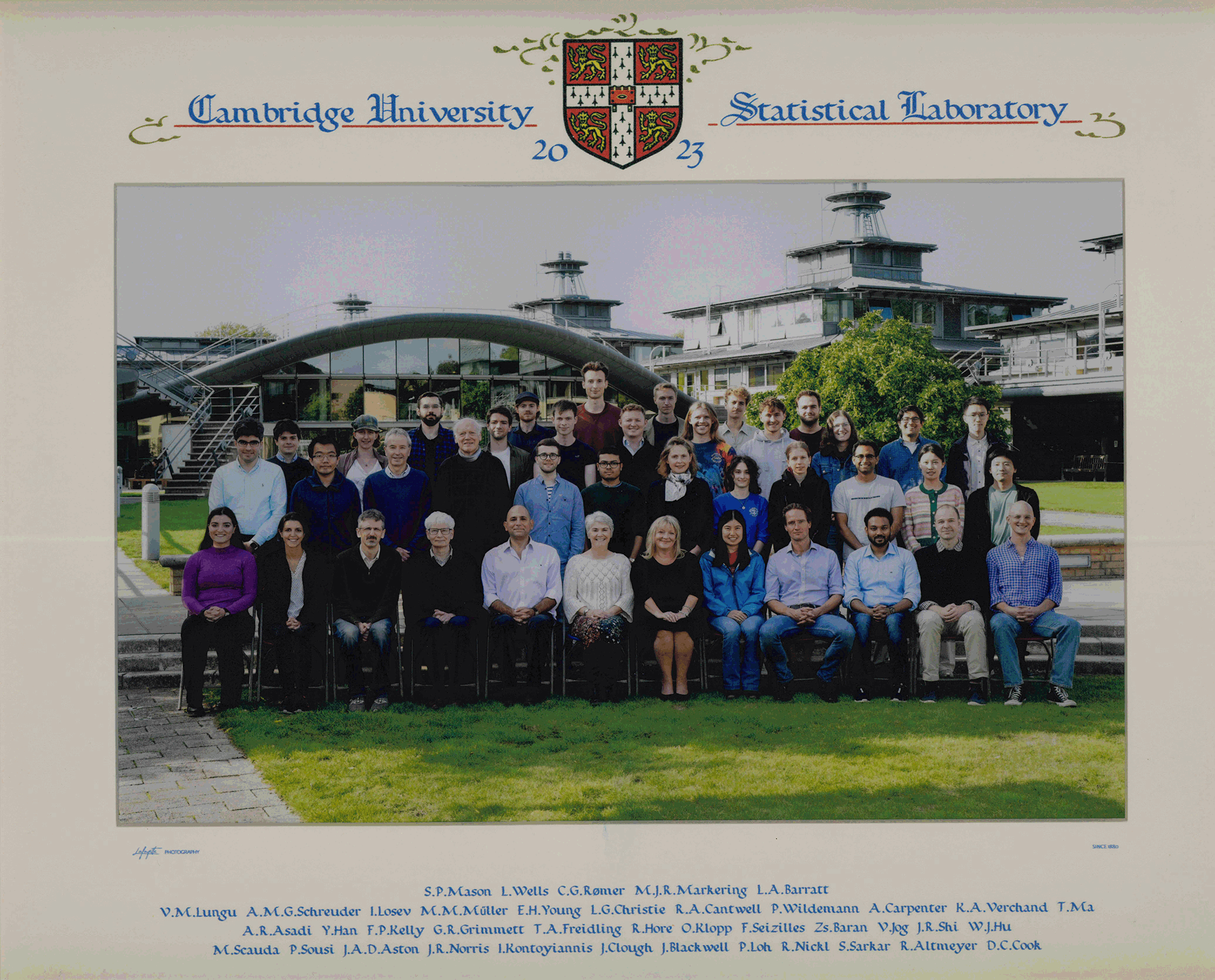 Gallery of Photographs - 1953-2024 | Statistical Laboratory